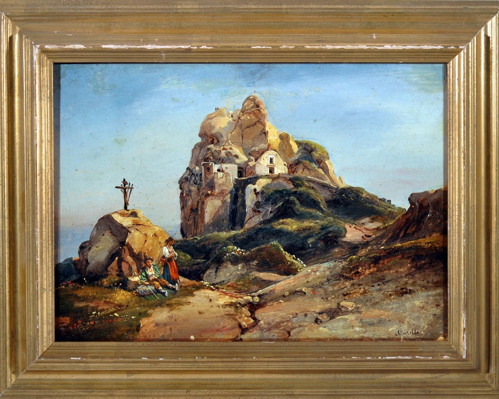 Consalvo Carelli | Veduta della Chiesa di San Nicola Epomeo | MutualArt