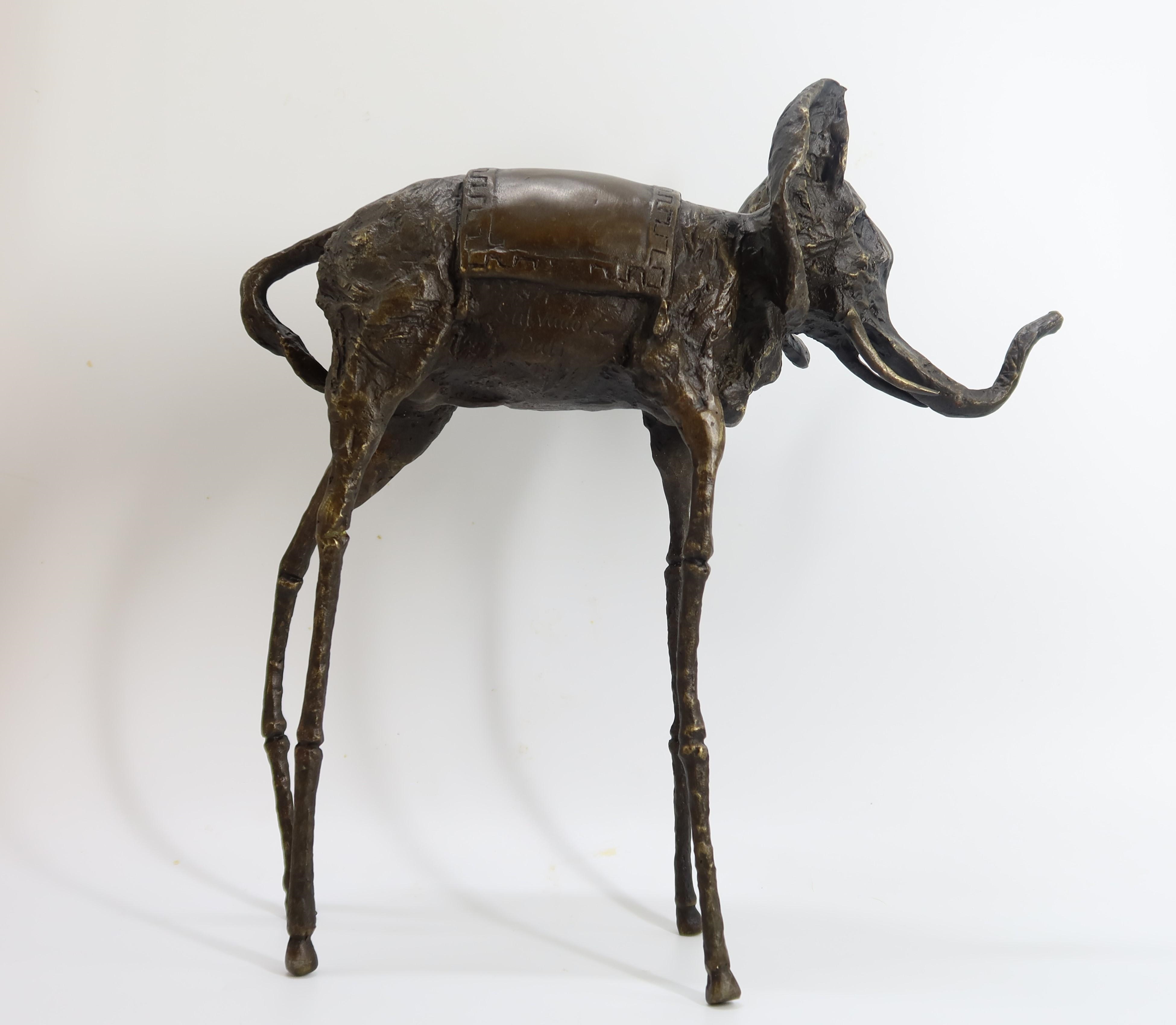Salvador Dalí | SALVADOR DALI SURREALIST ELEPHANT BRONZE SCULPTURE ...