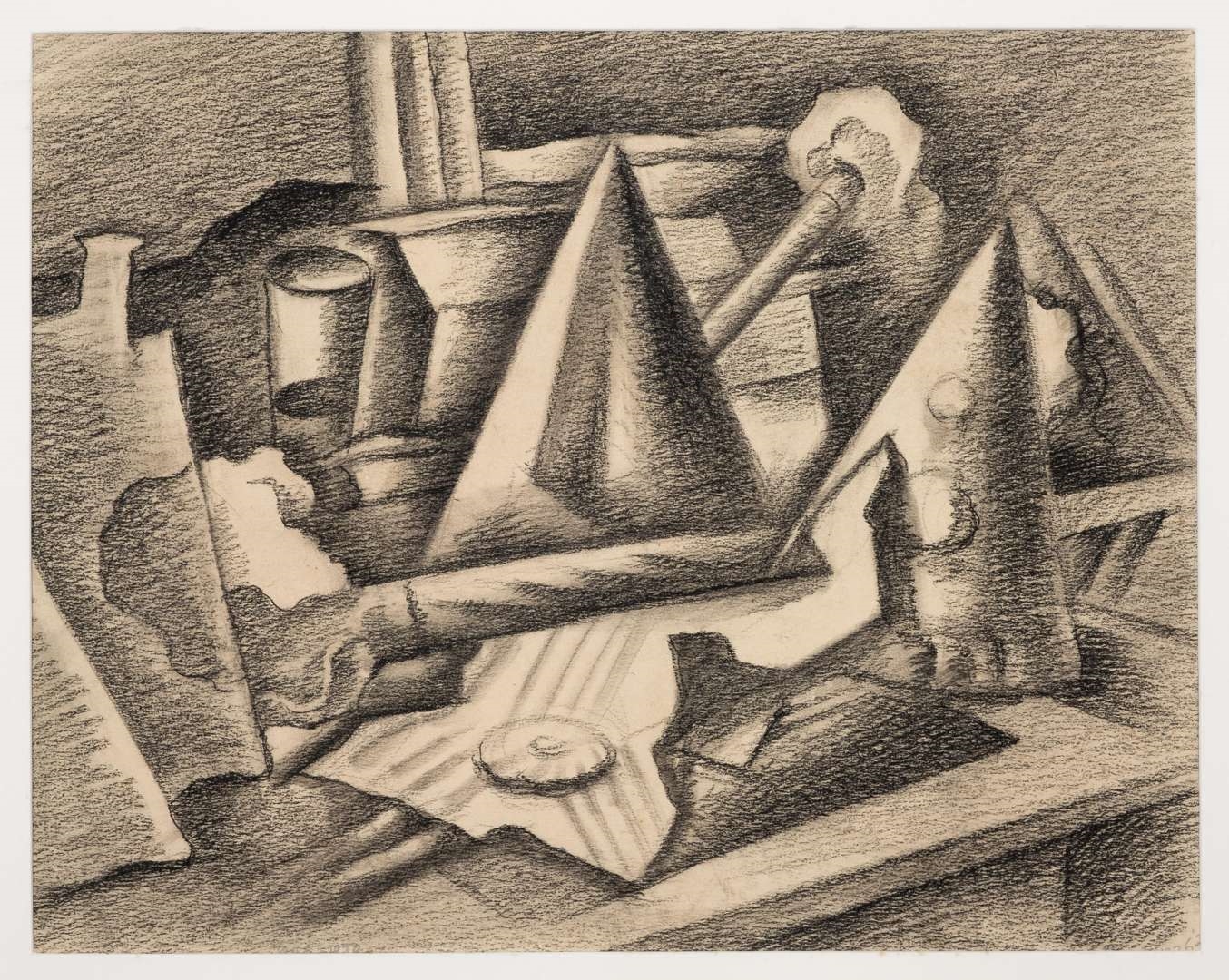 Piet Ouborg | Kubistisch stilleven (1926 - 1930) | MutualArt