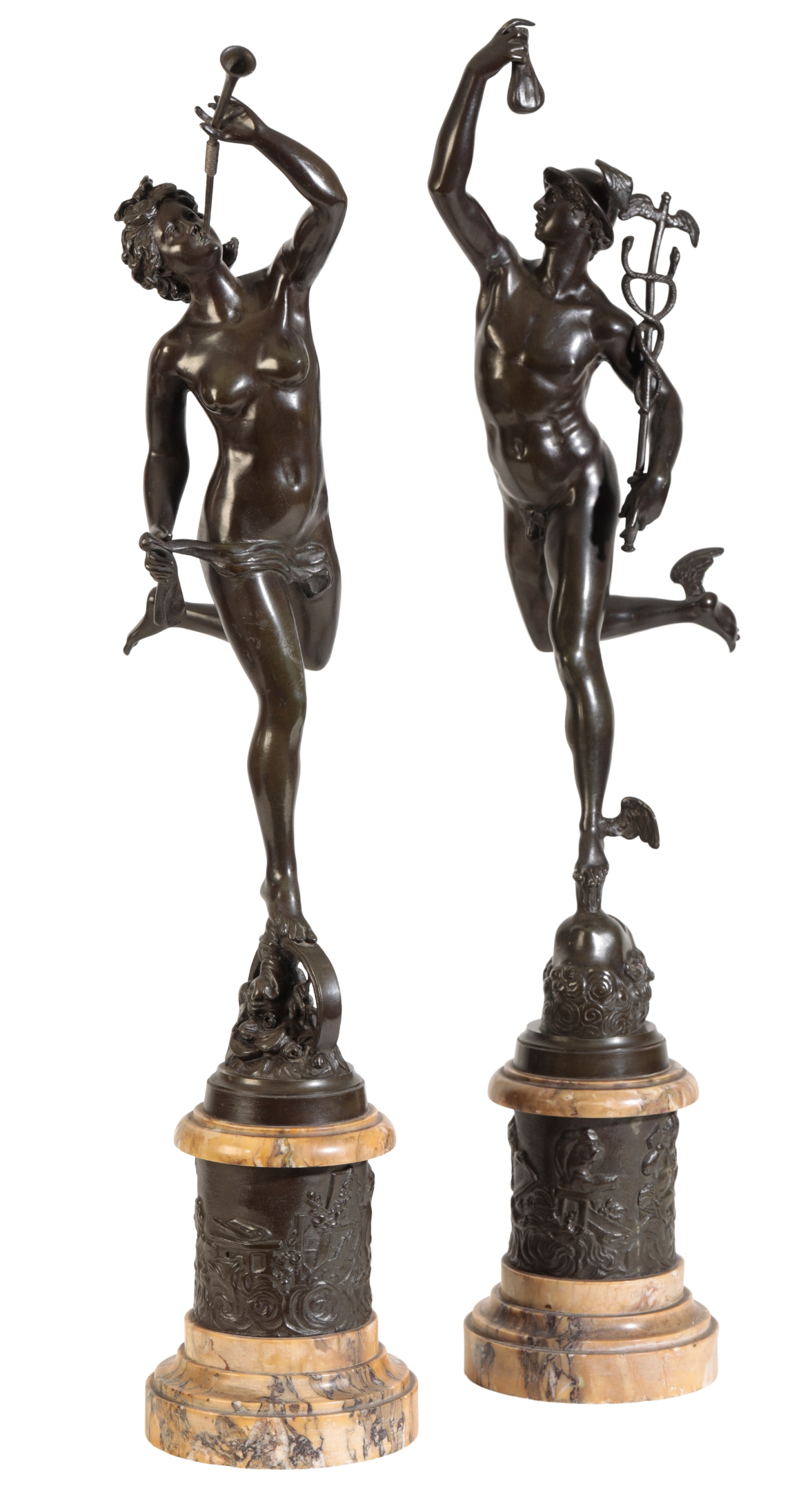 Giambologna | FIGURES DEPICTING MERCURY AND FORTUNA | MutualArt