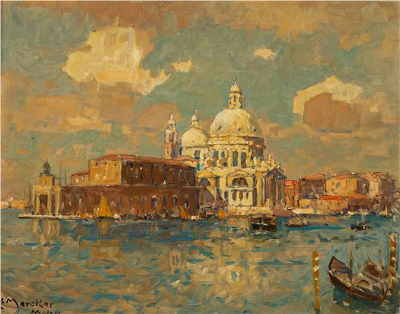 Erich Mercker | 'Blick auf den Canal Grande' | MutualArt