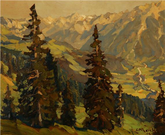 Erich Mercker | Sommer in den Alpen | MutualArt
