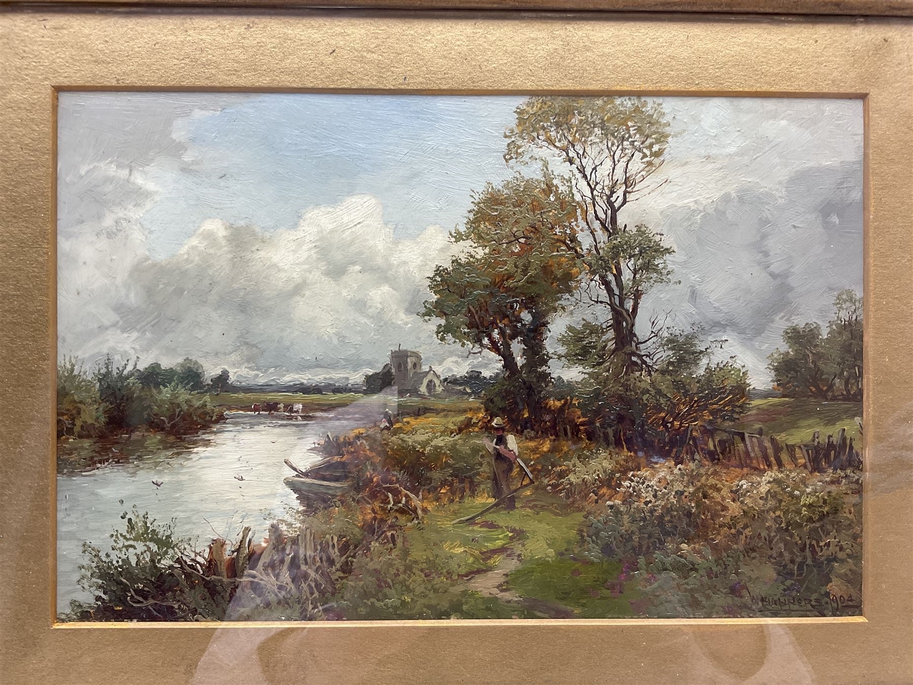 William Manners | Driving Sheep and On the Riverside | MutualArt