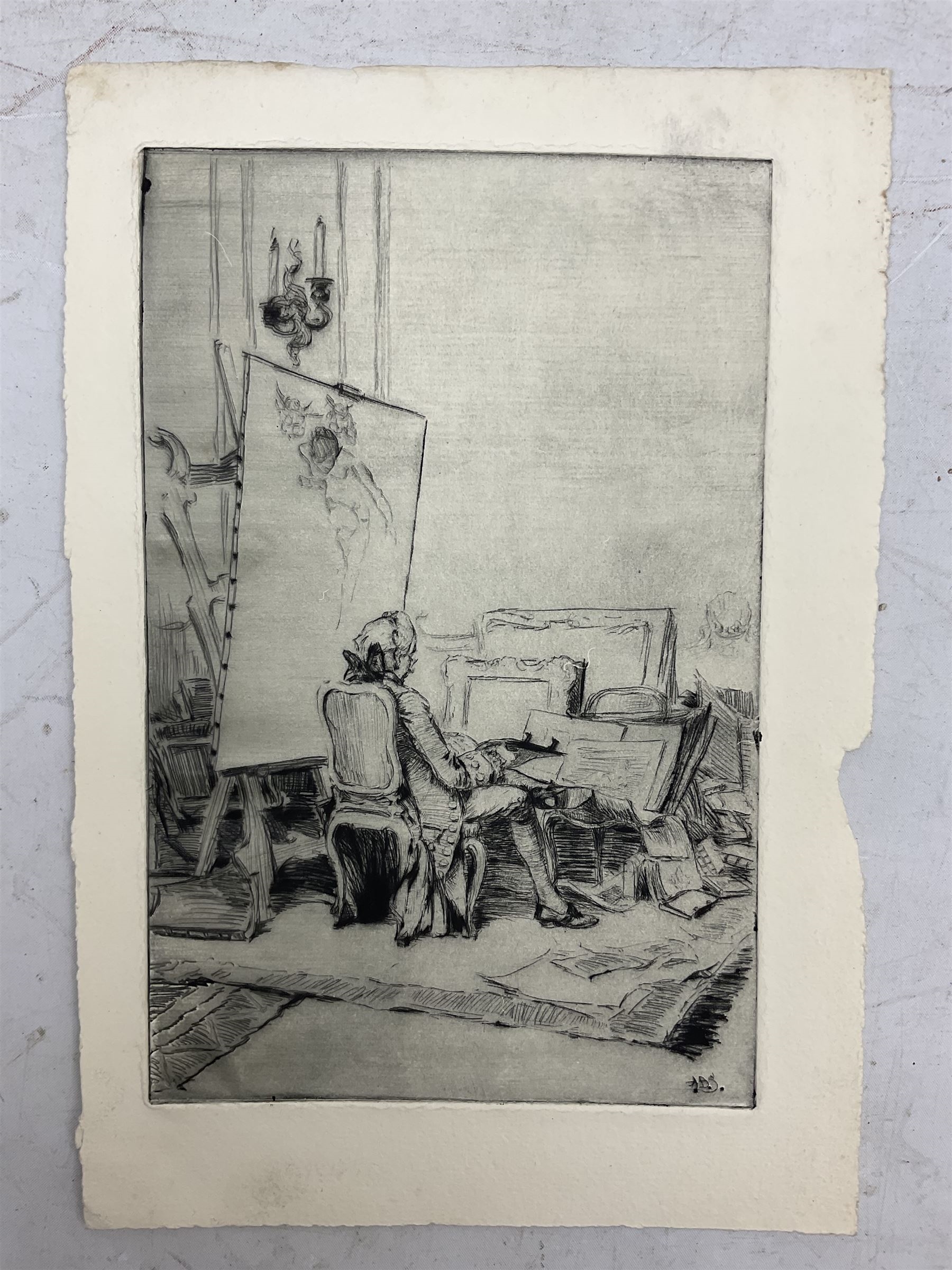 Alexander Brantingham Simpson | Collection of eight drypoint etchings ...