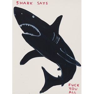David Shrigley | Shark Says (2021) | MutualArt