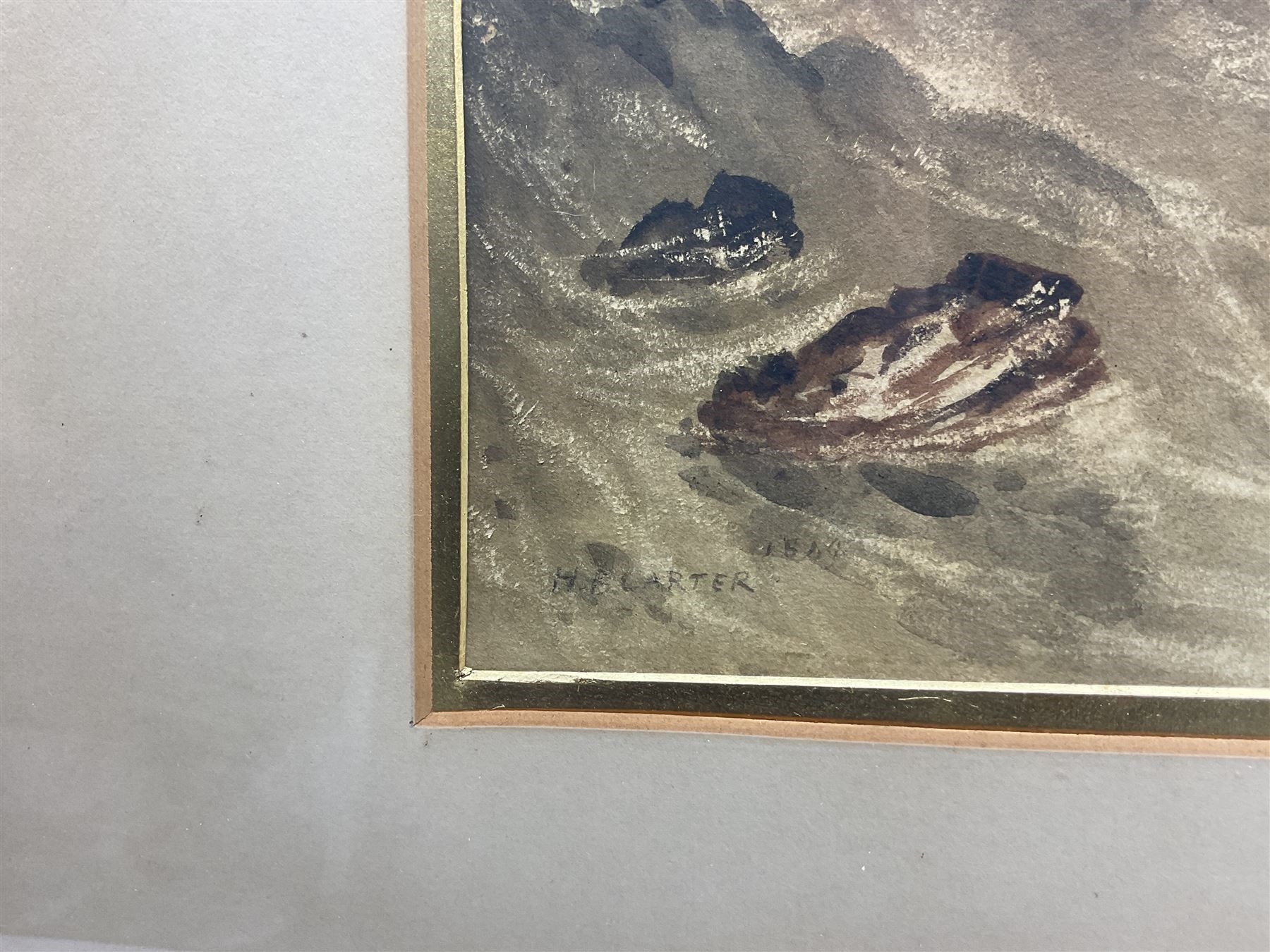 Henry Barlow Carter | Fishing Smack in Rough Seas | MutualArt