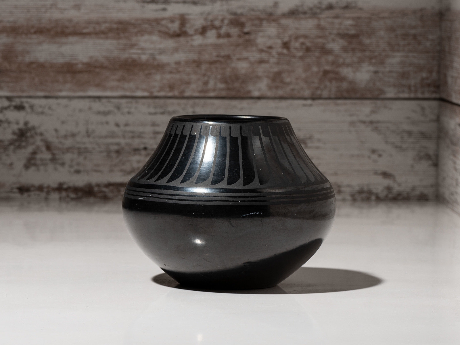 Maria Montoya Martinez | Blackware Pottery Vase (1943 - 1954) | MutualArt