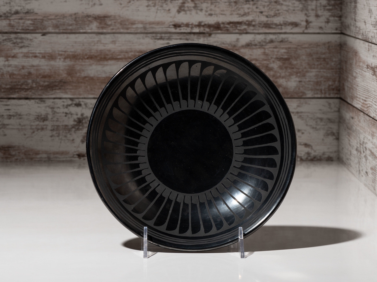 Maria Montoya Martinez | Blackware Pottery Bowl with Gunmetal Finish (1943 - 1956) | MutualArt