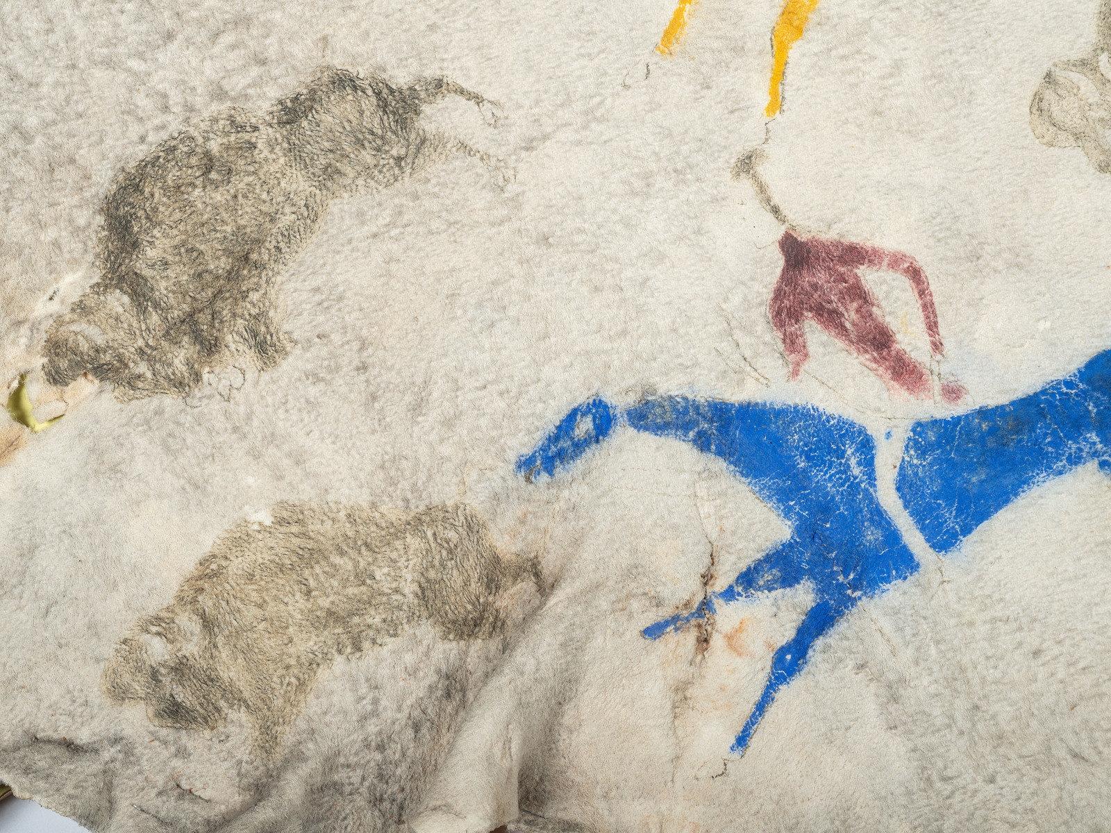 Cadzi Cody | Painted Elk Hide | MutualArt