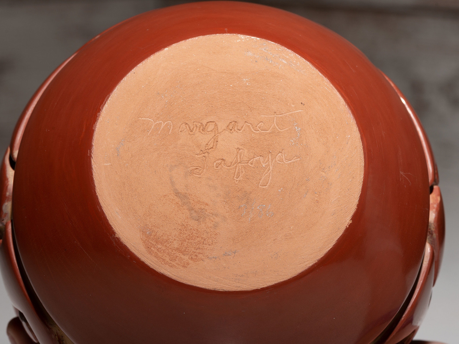 Margaret Tafoya | Redware Pottery Vase | MutualArt