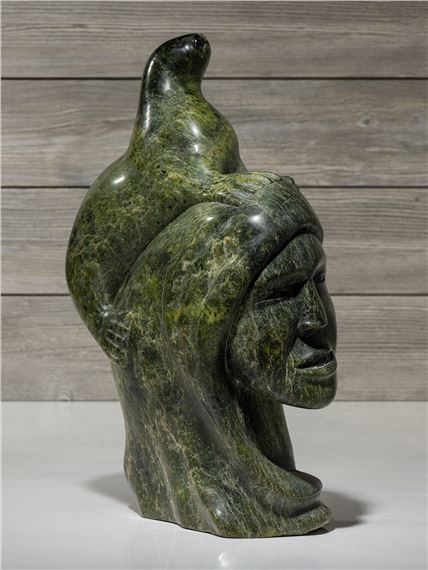 Kaka Ashoona | woman and seal | MutualArt