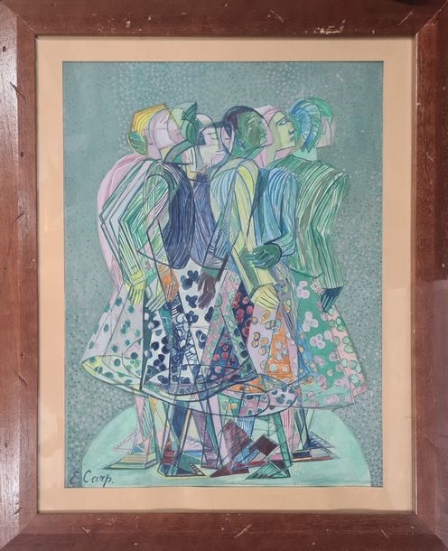 Esther Carp | Group of women | MutualArt