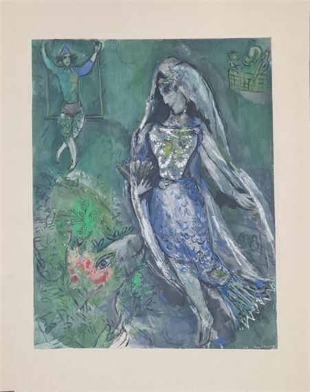 Marc Chagall | The mermaid (1945) | MutualArt