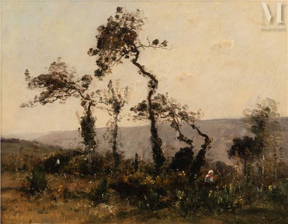 Louis-Aimé Japy | Paysage aux grands arbres | MutualArt
