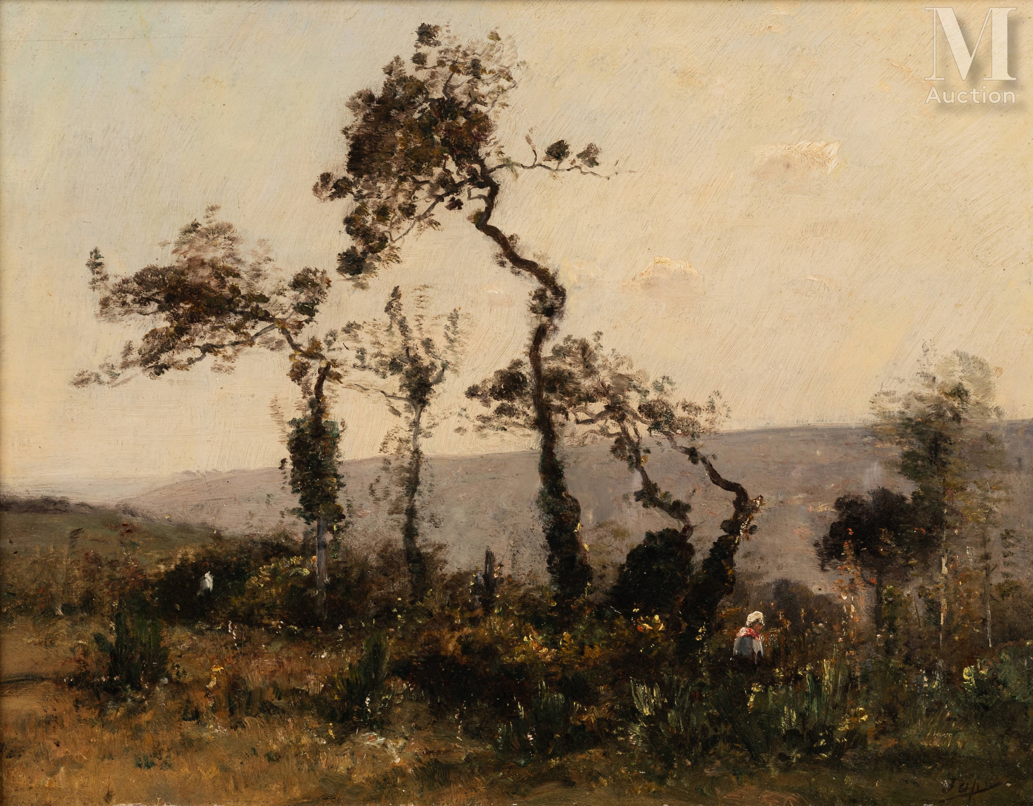 Louis-Aimé Japy | Paysage aux grands arbres | MutualArt