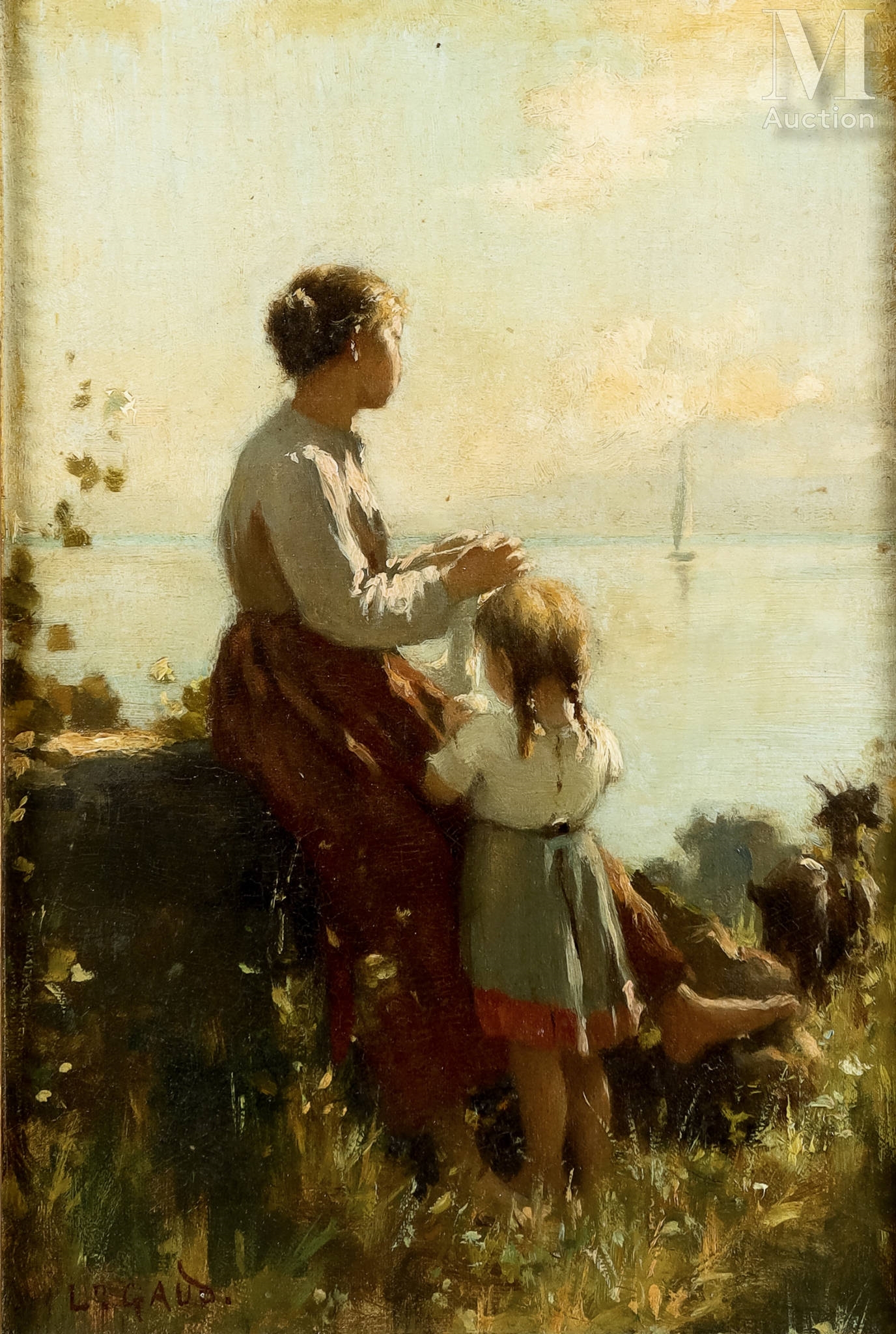 Leon Gaud | La tendresse maternelle | MutualArt