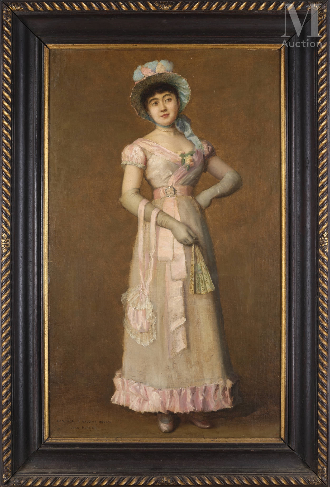 Jean Benner Jr. | Portrait de femme romantique | MutualArt