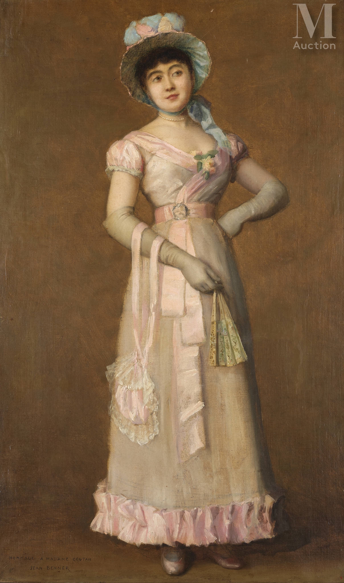 Jean Benner Jr. | Portrait de femme romantique | MutualArt