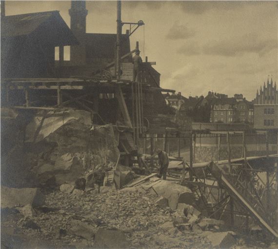 Henry B. Goodwin | Nybygge kring Engelbrekts kyrka | MutualArt