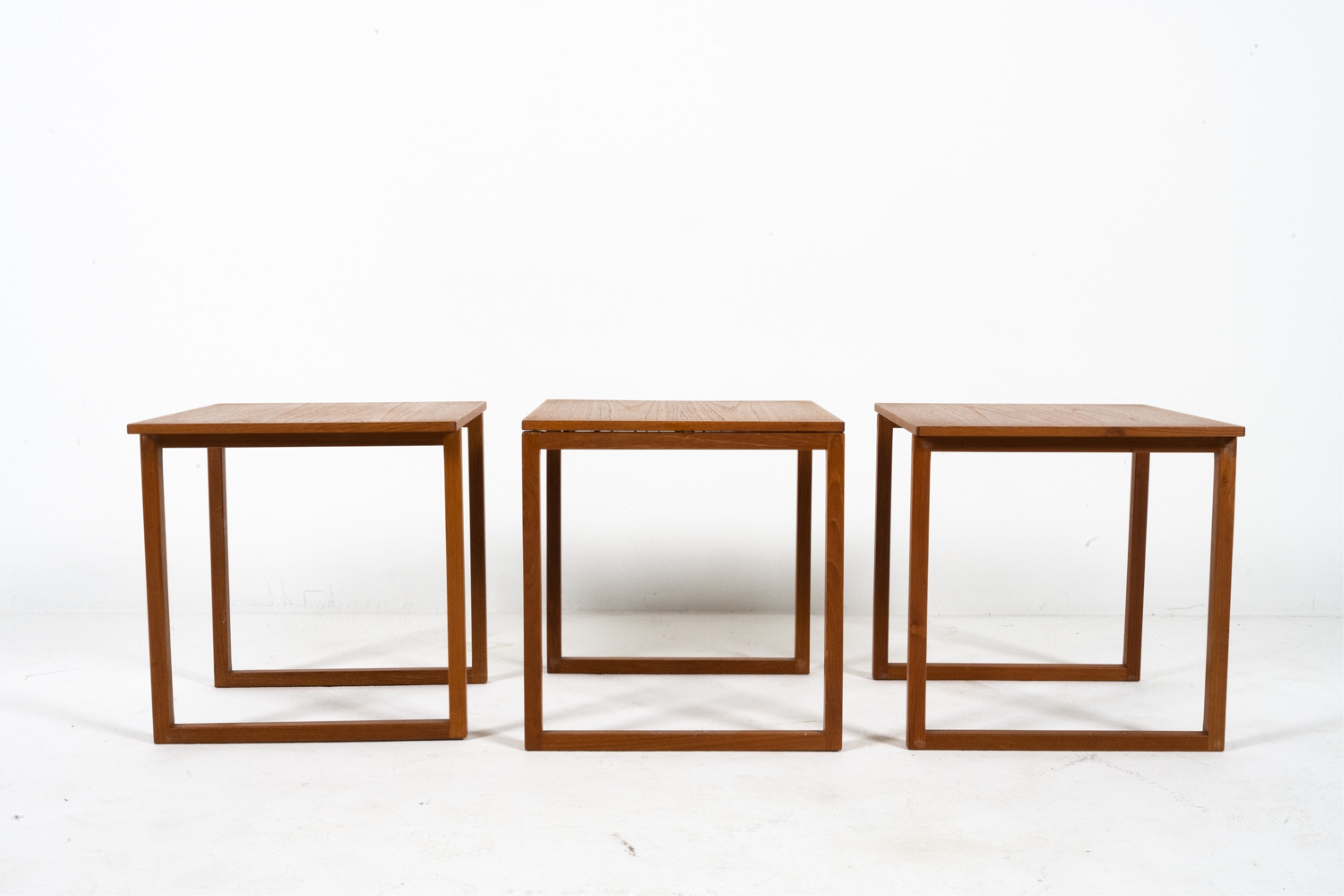Kai Kristiansen | KAI KRISTIANSEN TEAK MID-CENTURY NESTING TABLES ...