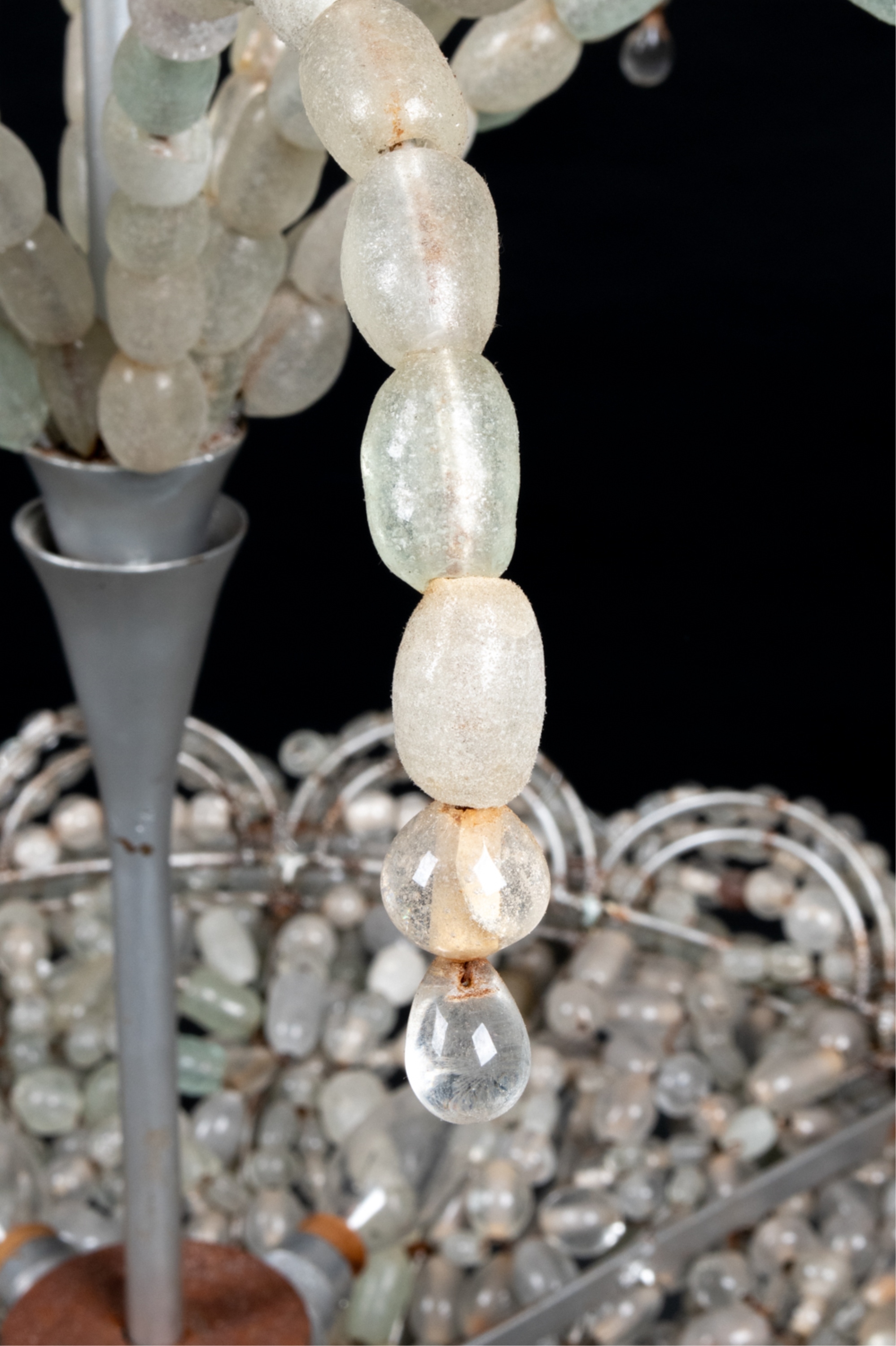 Émile-Jacques Ruhlmann | ART DECO BEADED GLASS CHANDELIER | MutualArt