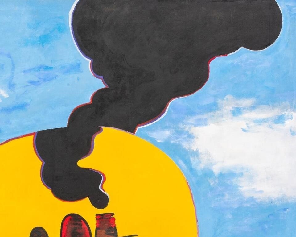 Dominic Capobianco | Domenick Capobianco Large Abstract Oil on Canvas ...