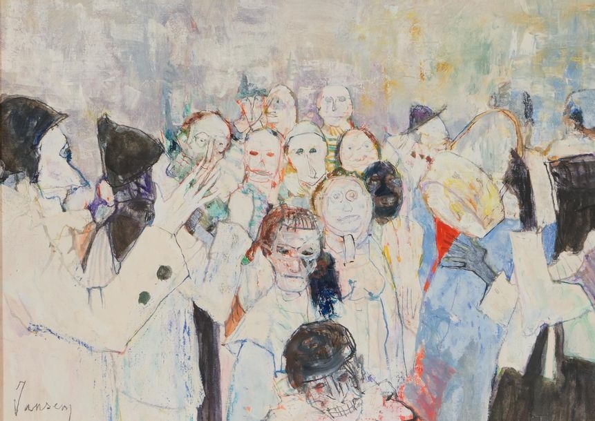 Jean Jansem | The small carnival | MutualArt