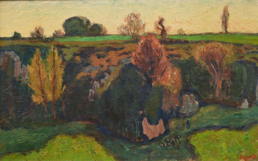 René Auguste Seyssaud | The Touloubre river in Saint Chamas (1910 ...