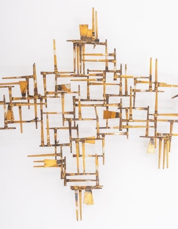 William Bowie | Abstract Metal Wall Sculpture | MutualArt