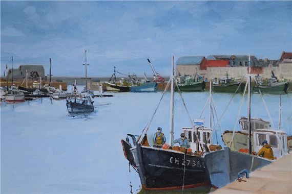 André Postaire | Le port de St Vaast la hougue | MutualArt