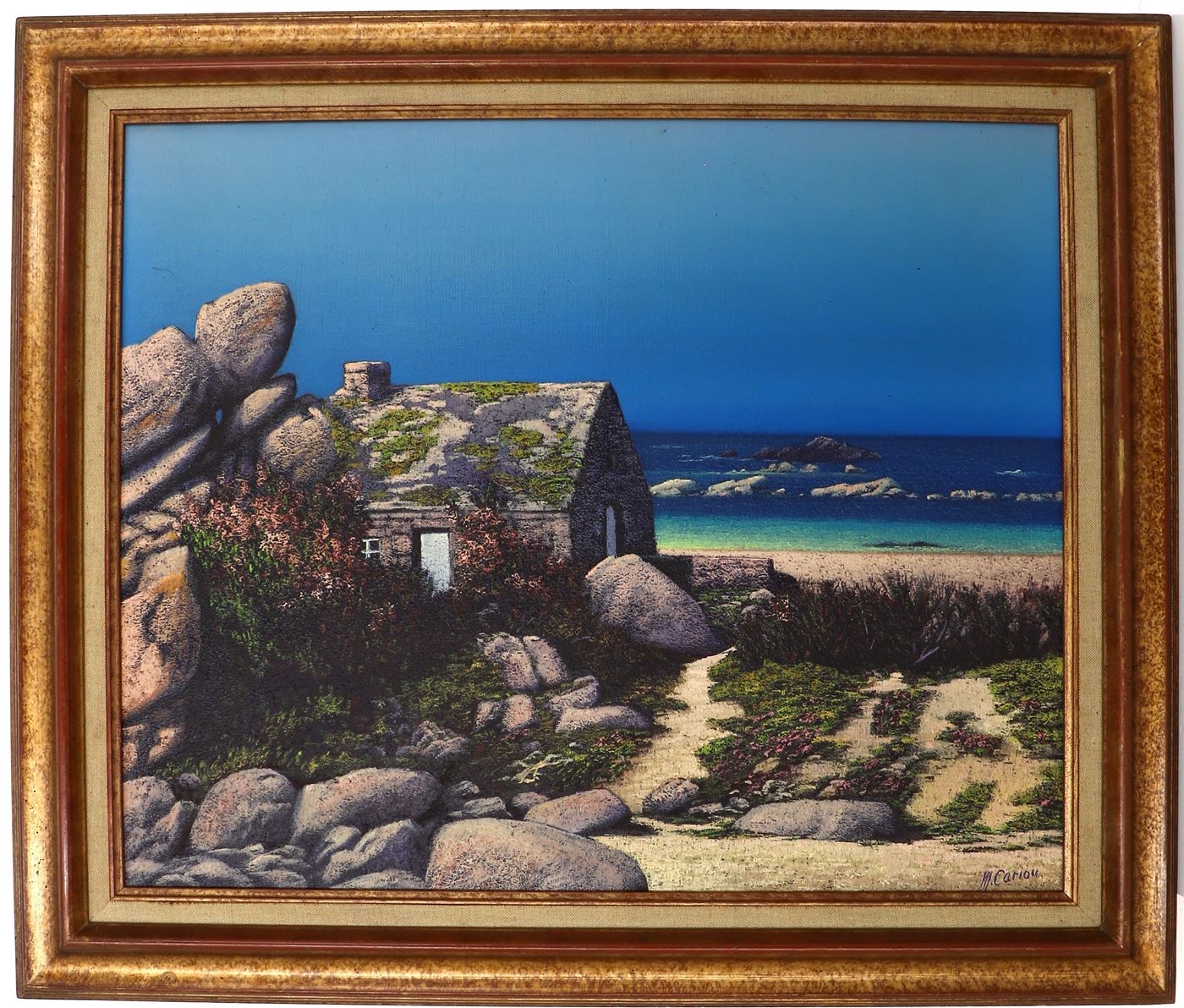 Michel Cariou | Maison bretonne dans les rochers | MutualArt