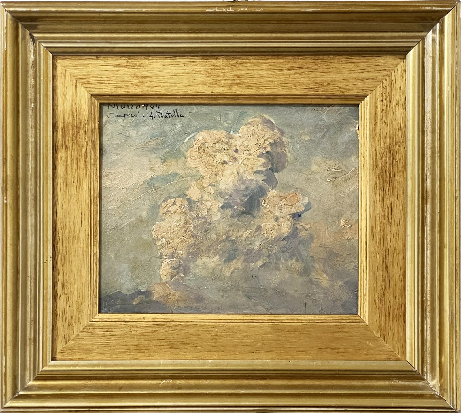 Attilio Pratella | L'eruzione vesuviana del 1944 da Capri (1944 ...