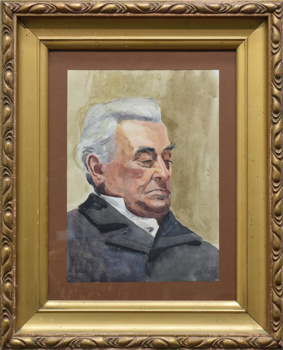 Otto Lobl | Portrét významného muže. | MutualArt