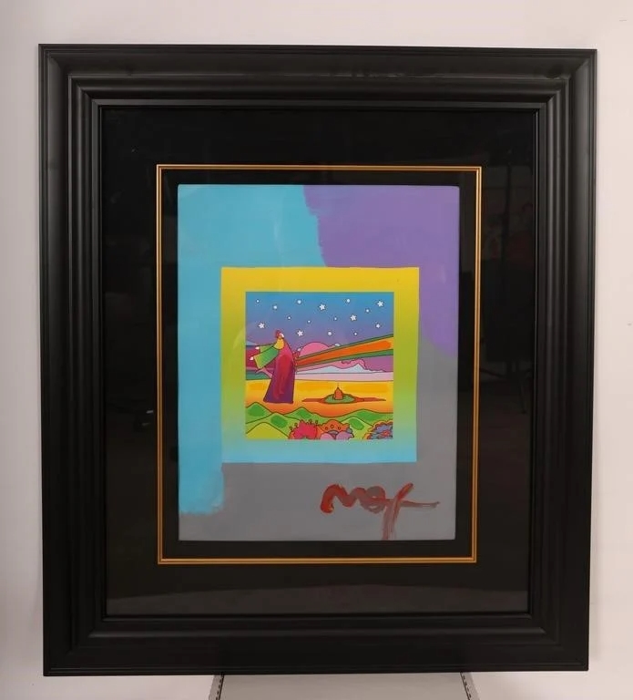 Peter Max | Two Sages with Stars on Blends: Sun and Stars Suite (2006 ...