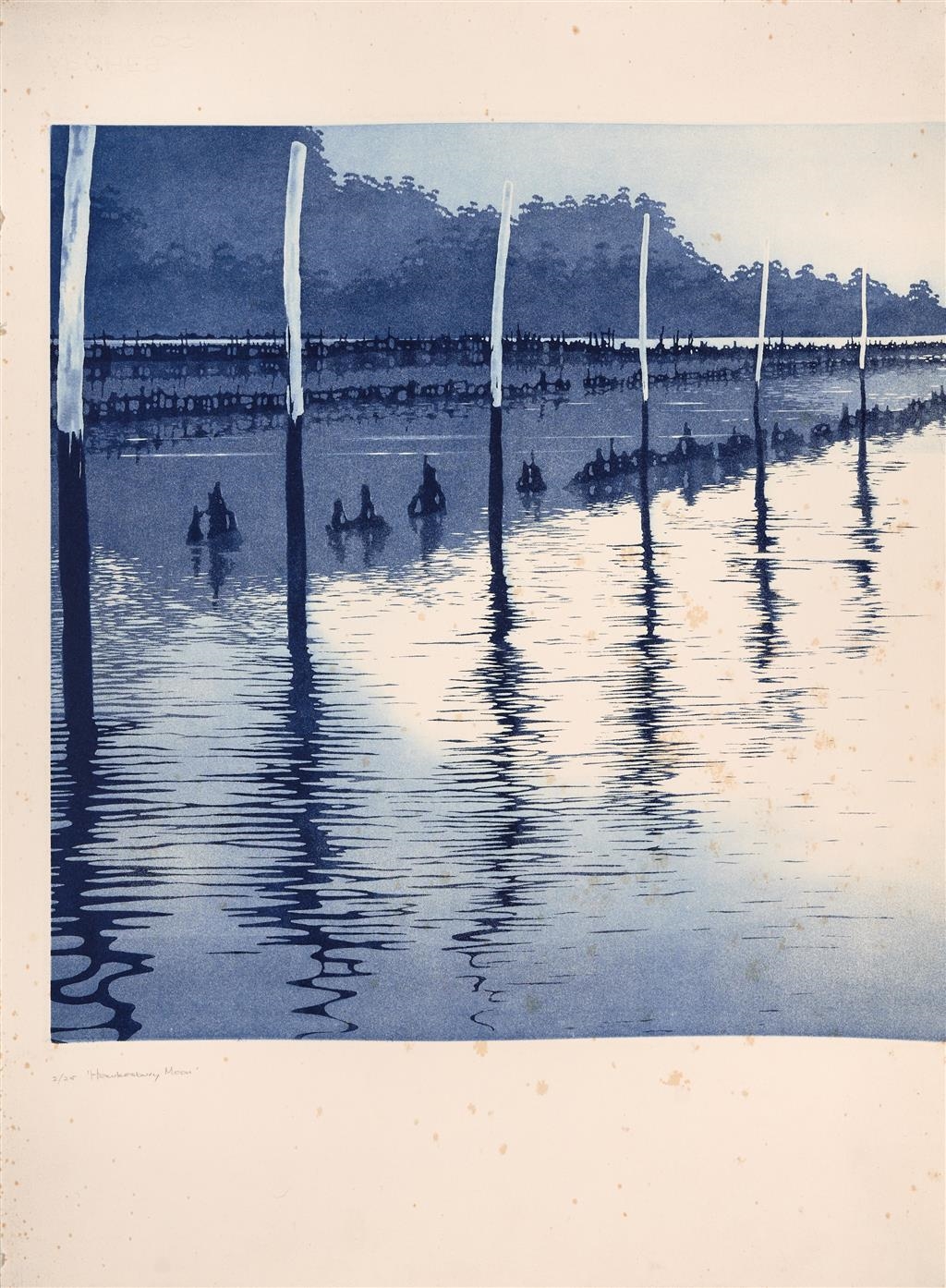 Peter Hickey | Hawkesbury Moon (triptych) (1986) | MutualArt