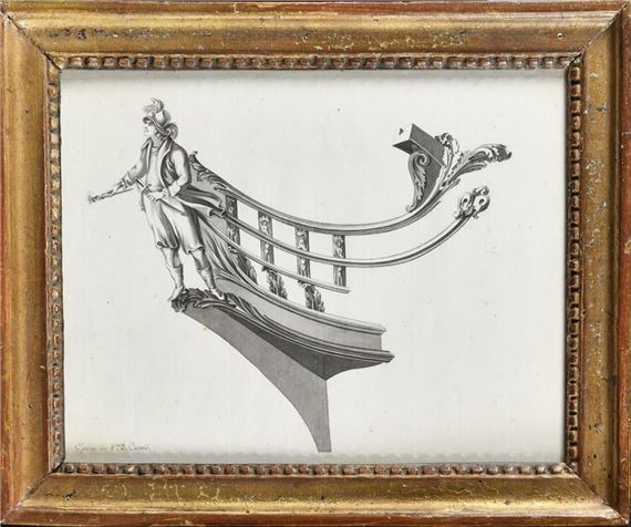 Nicolas-Marie Ozanne | Spur of the Cassard Ship. (Early 19th Century ...
