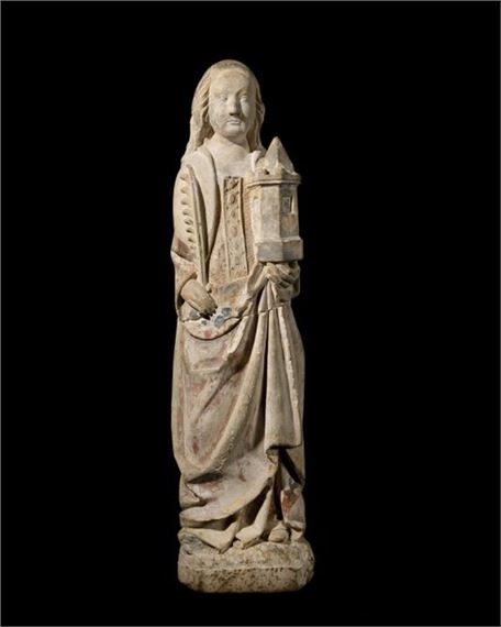 French School, 15th Century | IMPORTANT SCULPTURE REPRESENTING SAINT ...