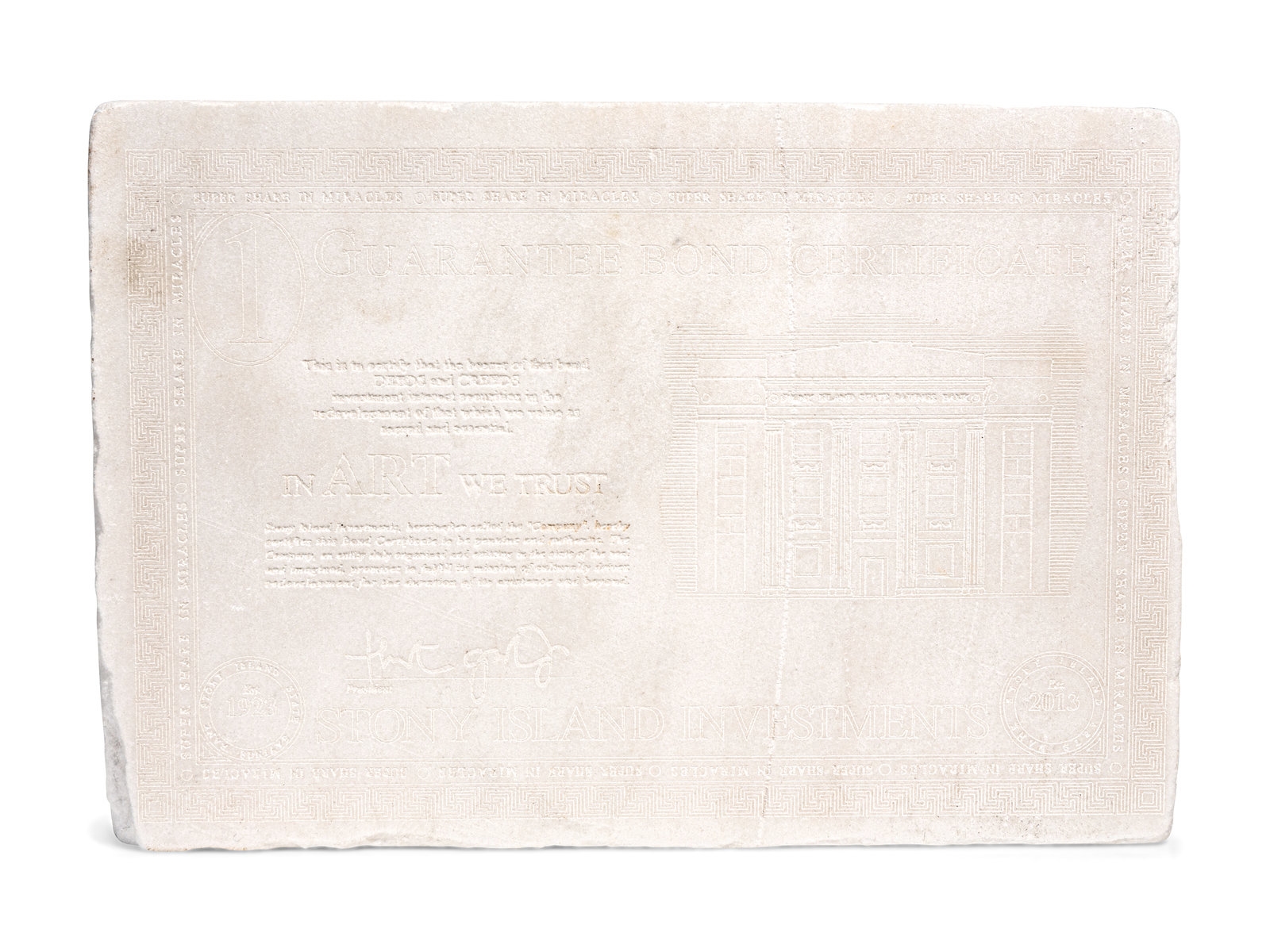 Theaster Gates | Bank Bond (2013) | MutualArt