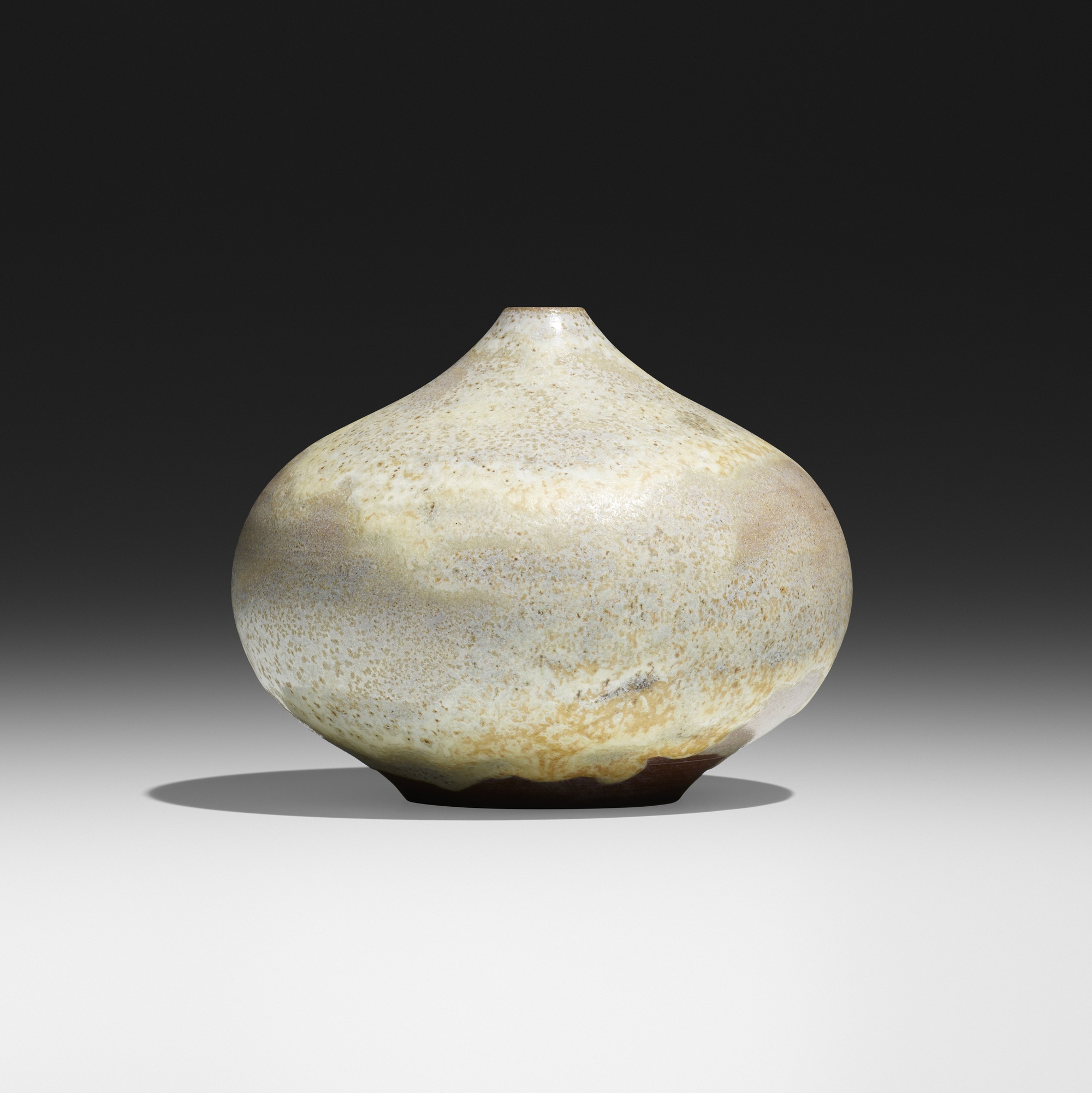 Otto & Gertrud Natzler | Teardrop bottle (1957) | MutualArt