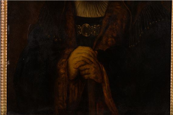 Rembrandt van Rijn | The Prophetess Anne, (Portrait of the artist's ...