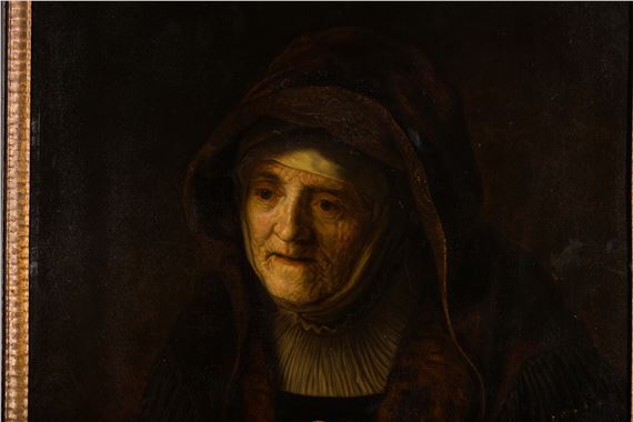 Rembrandt van Rijn | The Prophetess Anne, (Portrait of the artist's ...