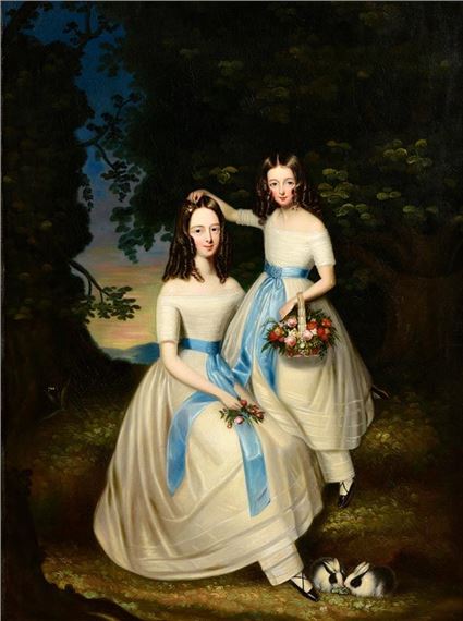 Joseph Patrick Haverty | Portrait of the Manders Sisters of ...