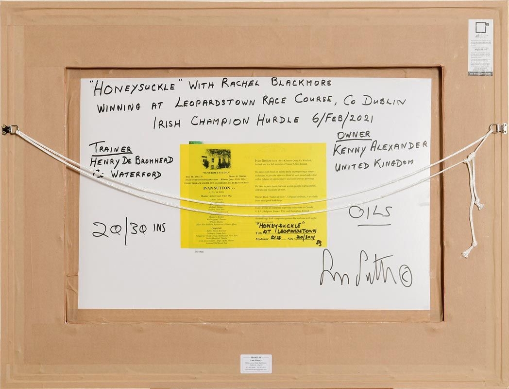 Ivan Sutton | Honeysuckle with Rachel Blackmore Winning at Leopardstown ...