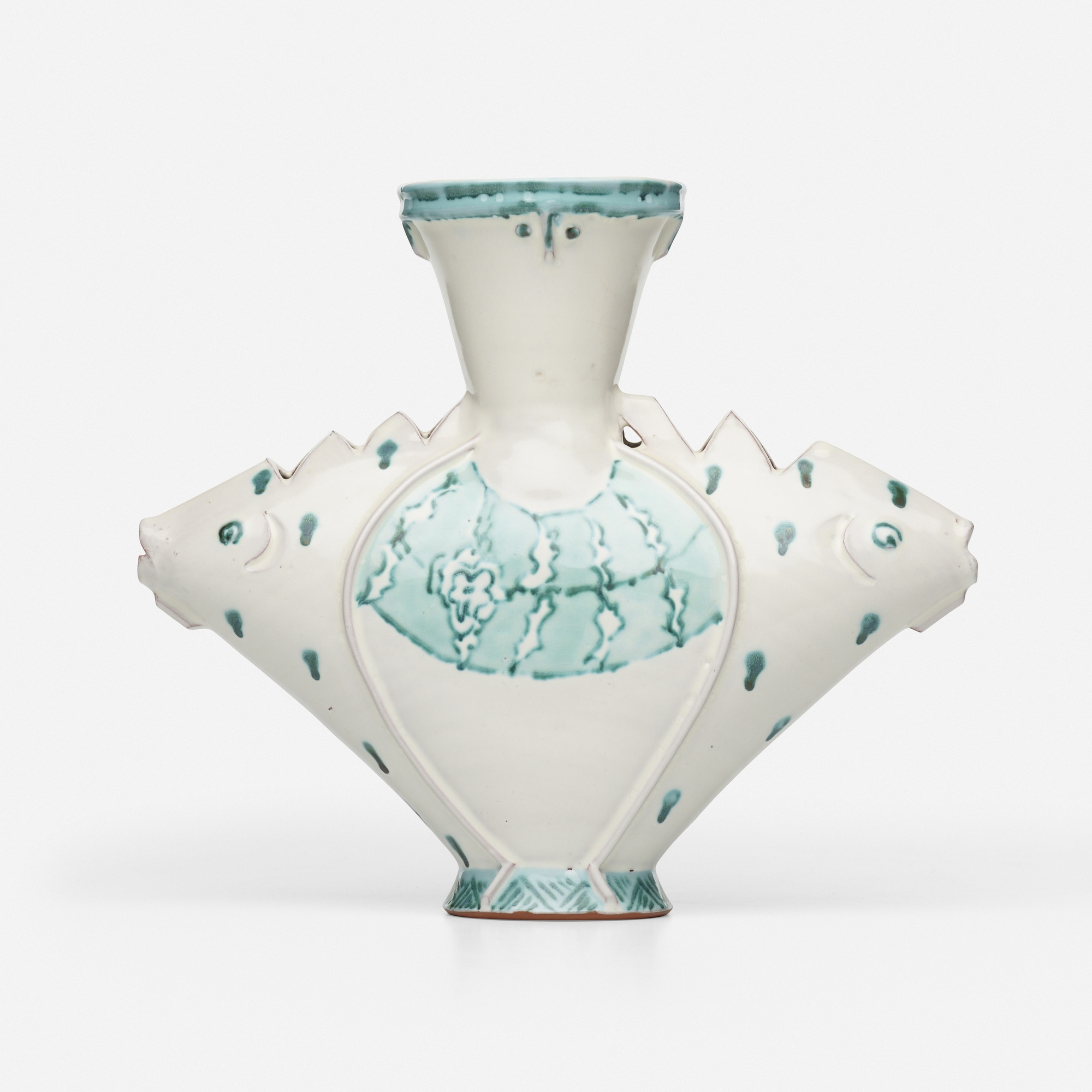 Walter Ostrom | Fish Vase with Liao Pot (1991) | MutualArt