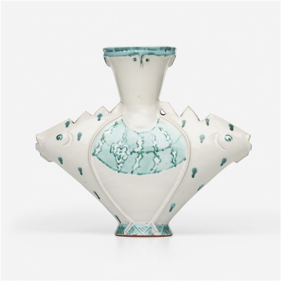 Walter Ostrom | Fish Vase with Liao Pot (1991) | MutualArt