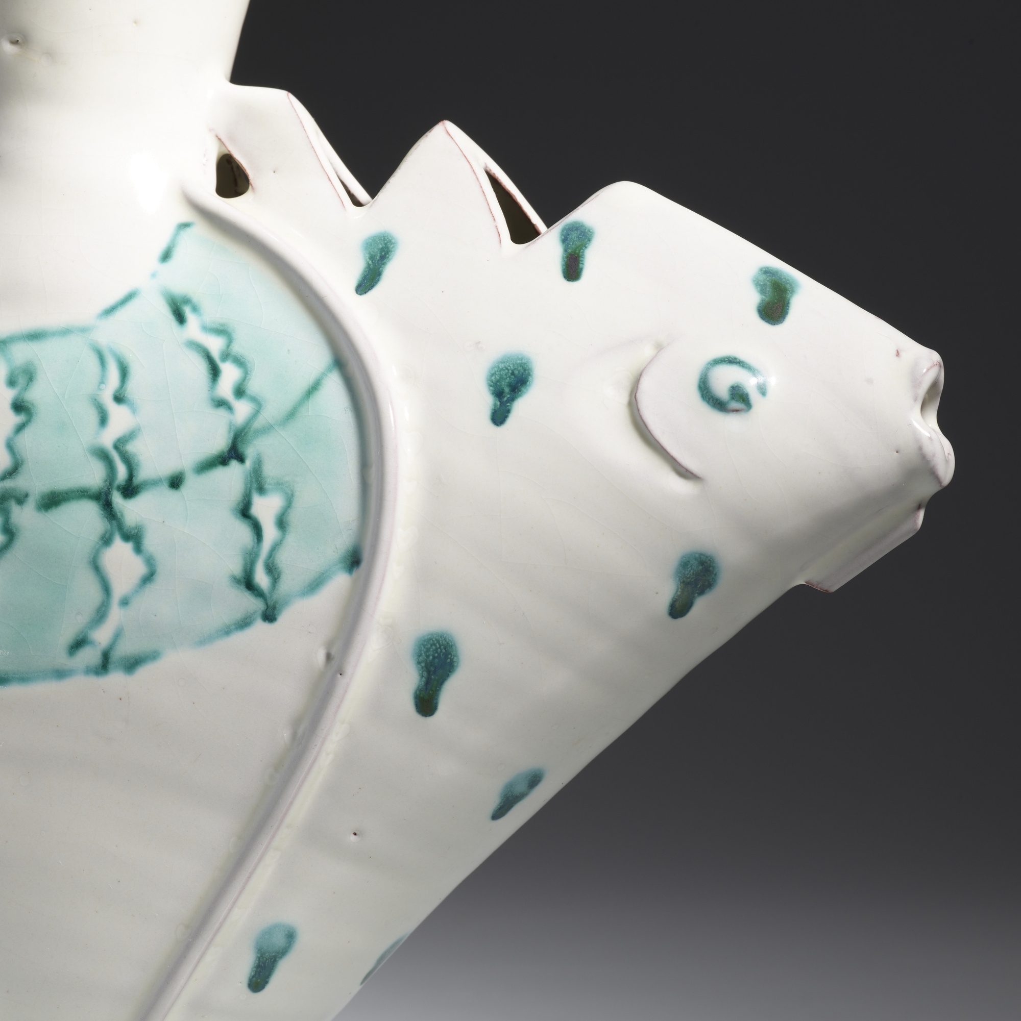 Walter Ostrom | Fish Vase with Liao Pot (1991) | MutualArt