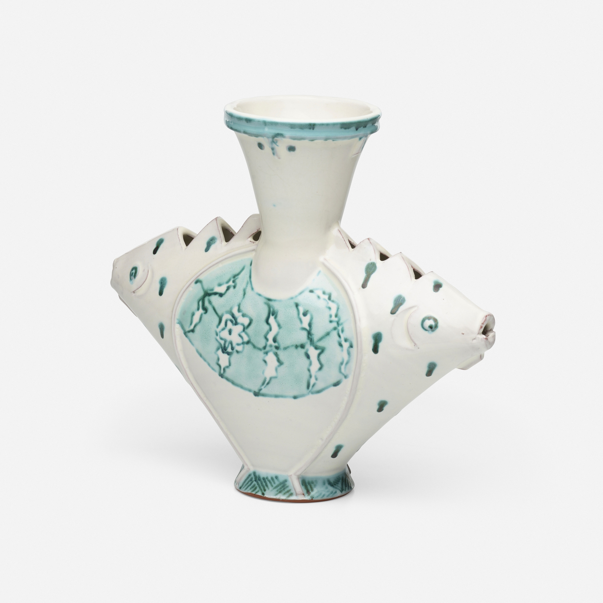 Walter Ostrom | Fish Vase with Liao Pot (1991) | MutualArt