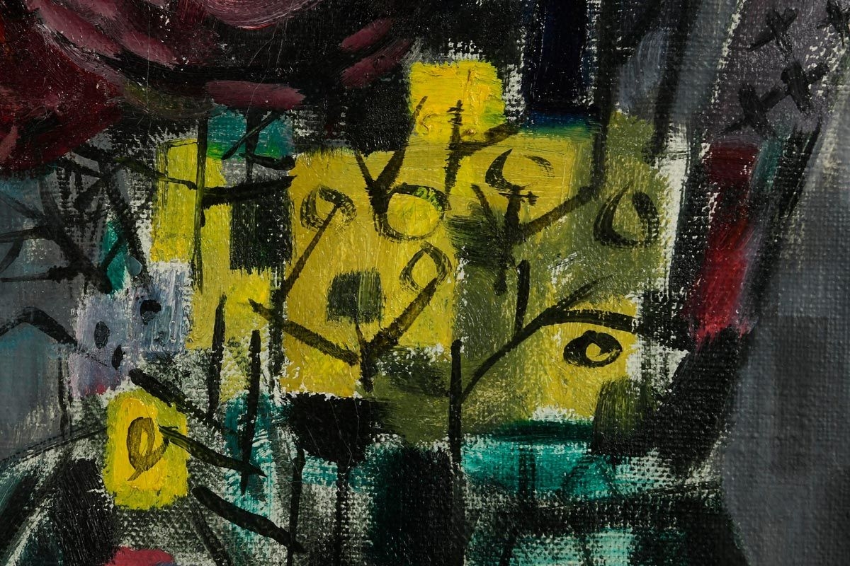Norah McGuinness | Flowers in a Vase (1960) (1960) | MutualArt