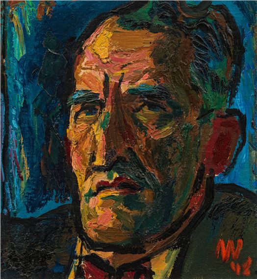 Max Weiler | Portrait of Hans Bator (1948) | MutualArt