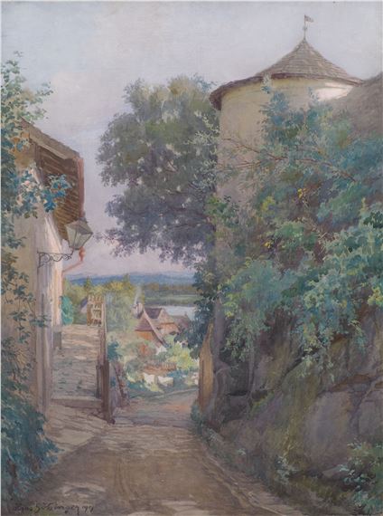 Hans Gotzinger | Motif from the Wachau (1919) | MutualArt